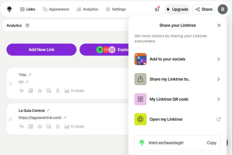 Linktree: todo lo que debes saber | La Guía Central